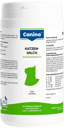 Canina Katzenmilch - заменитель молока для котят заменители молока для ...