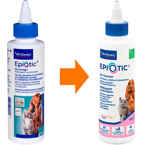 Epiotic Краплі для очищення вух котів і собак засоби для догляду для ...